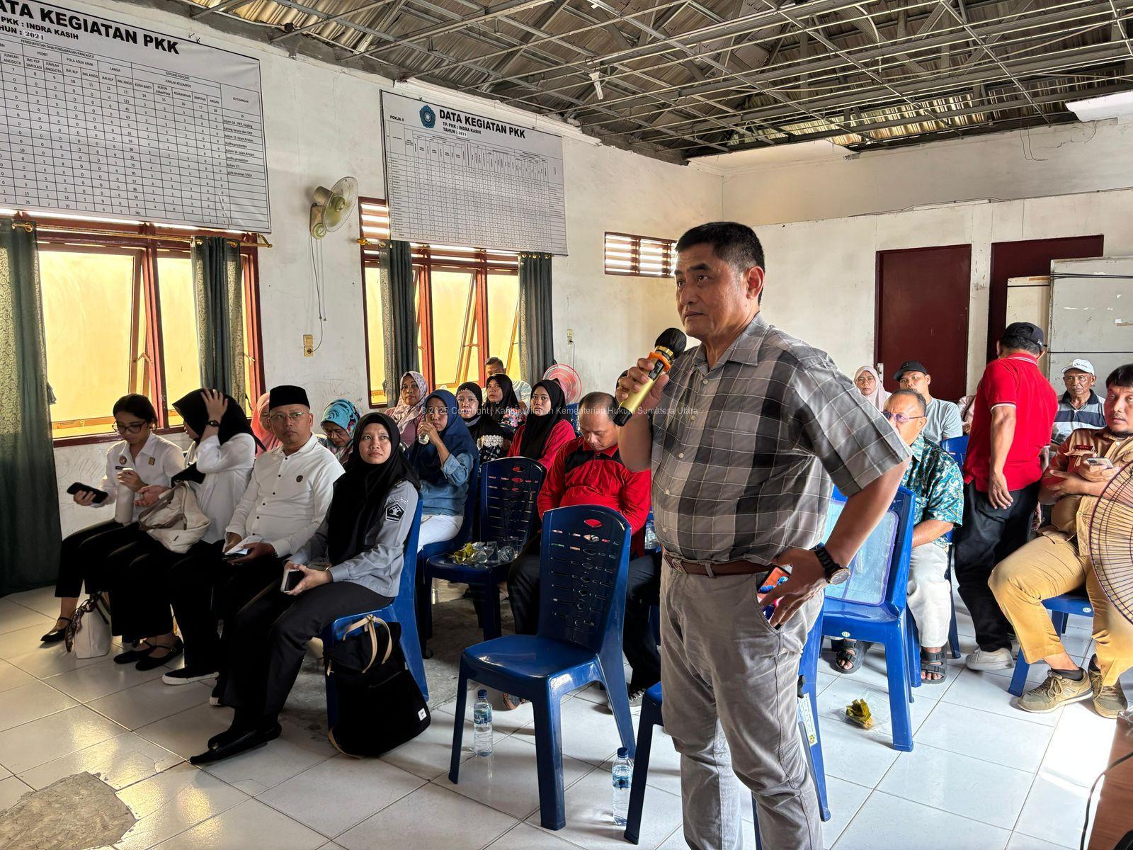 Kanwil Kemenkum Sumut Pastikan Masyarakat Mengenal Posbankum